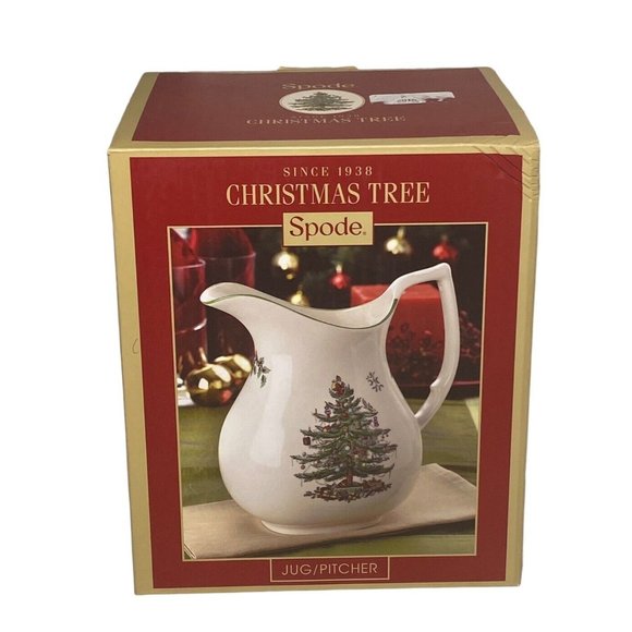 Spode | Holiday | Spode Christmas Tree Water Jug Pitcher 49 Oz Original ...